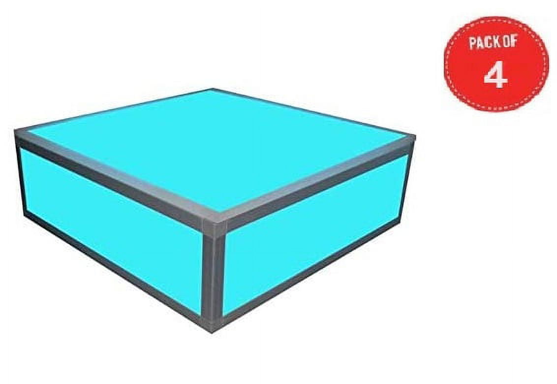 Lumo Stage Acrylic Platform Riser 24in X 24in X 8in High Section (Pack ...