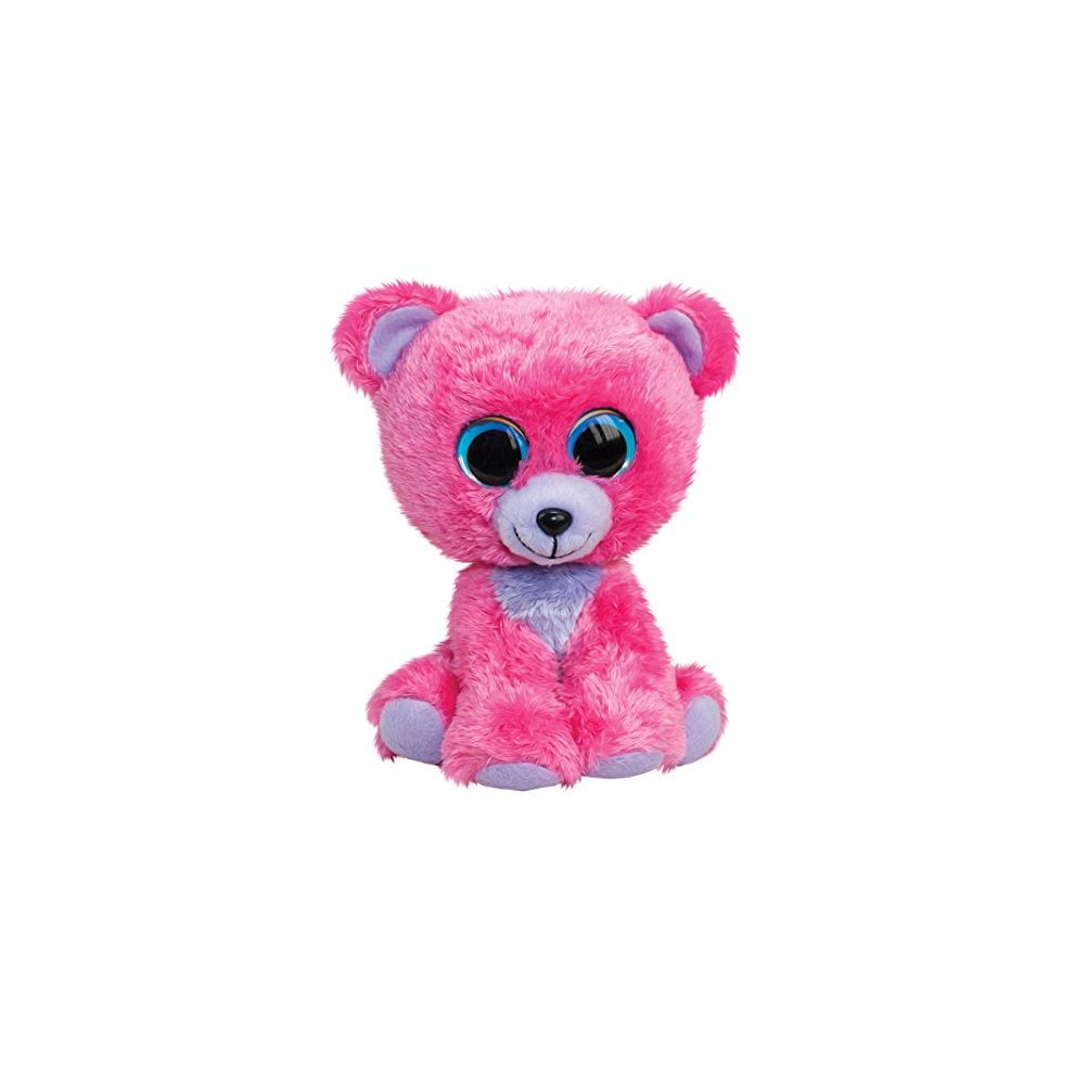 Lumo Stars Classic Bear Pink Purple Raspberry Plush Toy - Walmart.com