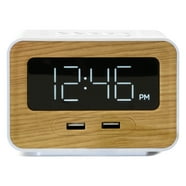 JENSEN JCR-210 AM/FM Dual-Alarm Clock Radio - Walmart.com