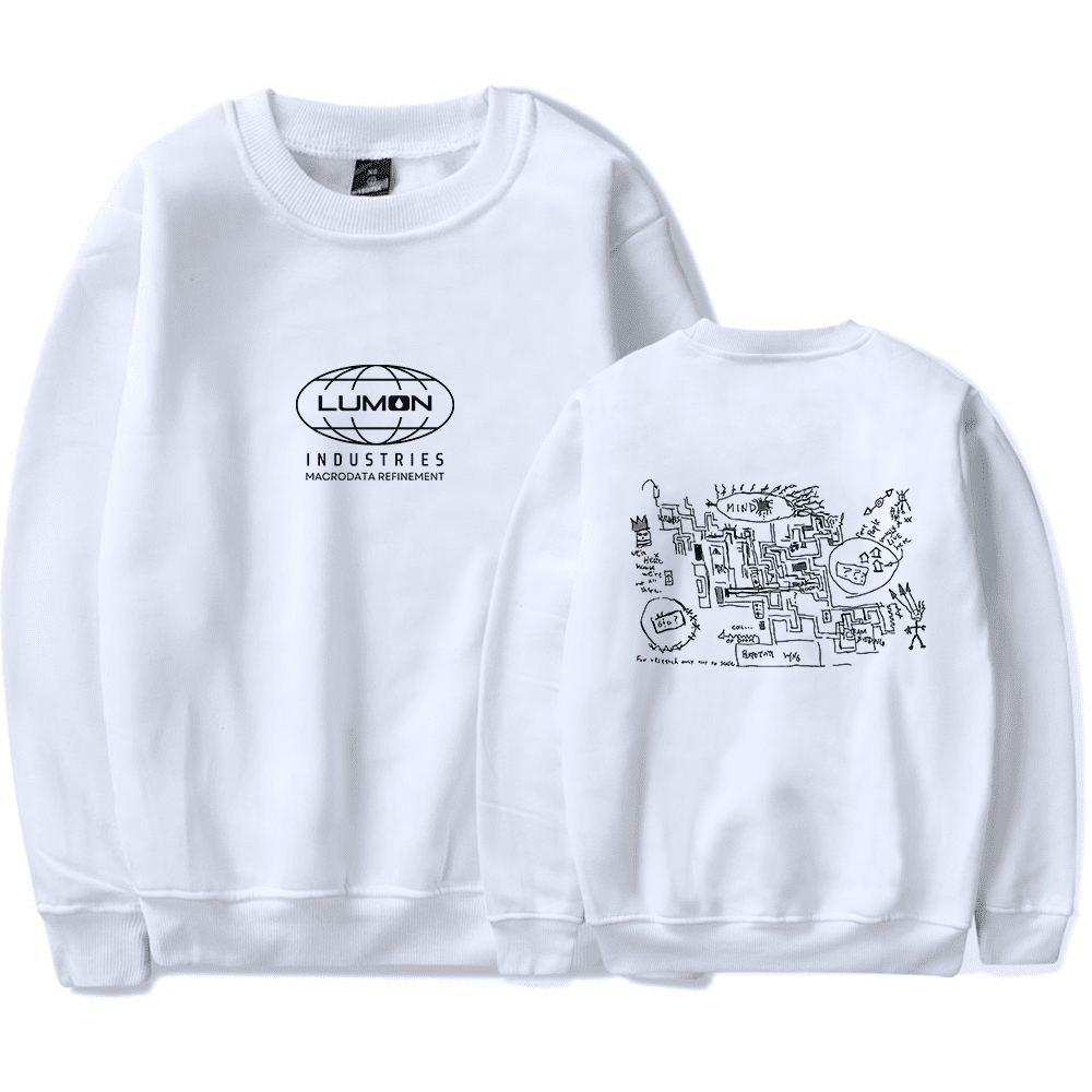 Lumon Severance Merch Sweatshirt Lumon Floor Map Crewneck Long Sleeve ...