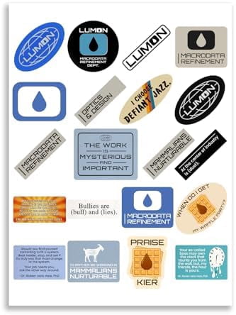 Lumon Severance Stickers 20 2" Wide Stickers Sheet for Journal Water ...