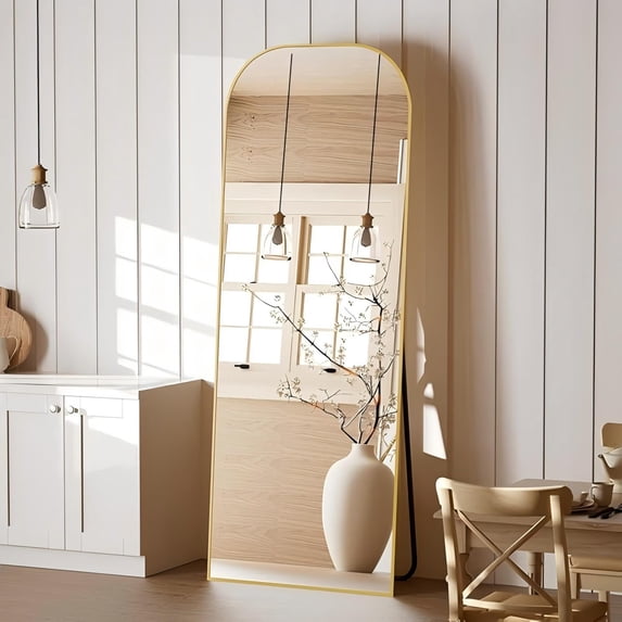 Lumora 71"x 26.1" Rectangular Full Length Mirror Floor Body Mirror with ...