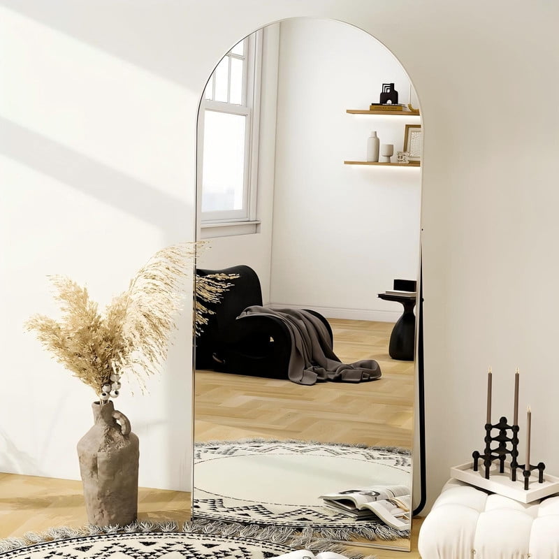 Lumora 71"x 26.2" Arched Full Length Mirror Floor Mirror Wall Mounted ...