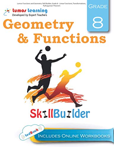 Pre-Owned Lumos Functions and Geometry Skill Builder, Grade 8 - Linear ...