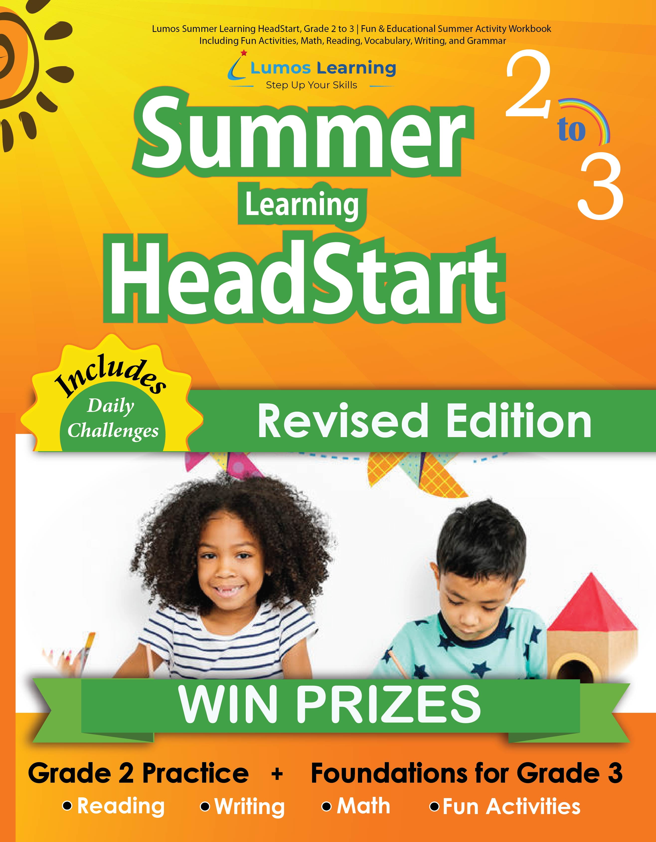 Lumos Summer Learning HeadStart, Grade 2 to 3, (Paperback) - Walmart.com