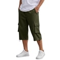 Lumtrix Men'S Workout Gym Shorts Quick Dry 3/4 Capri Pants Zipper ...