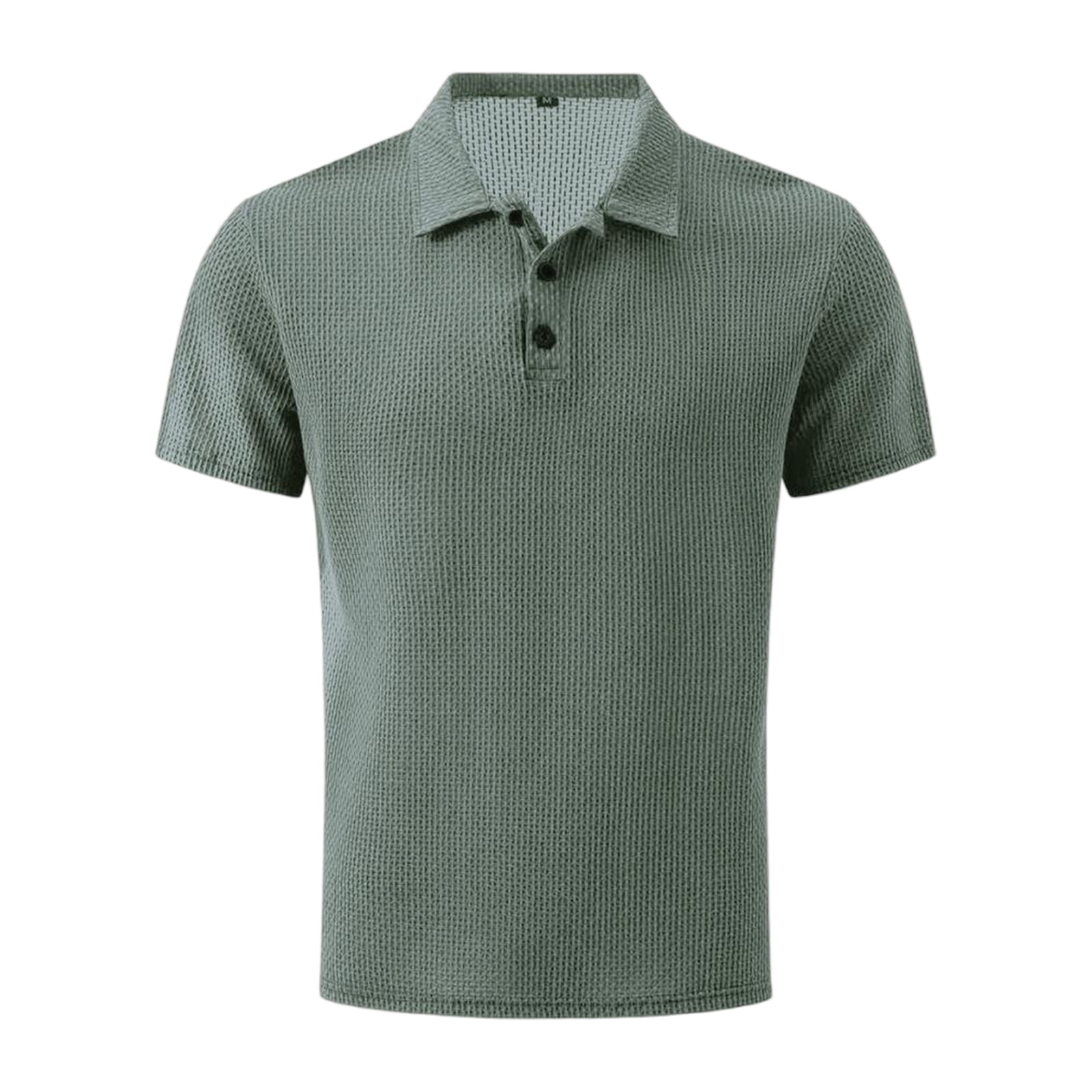 Lumtrix Polo Shirts for Men Ice Silk Mesh Capri Shirts Short Sleeve ...