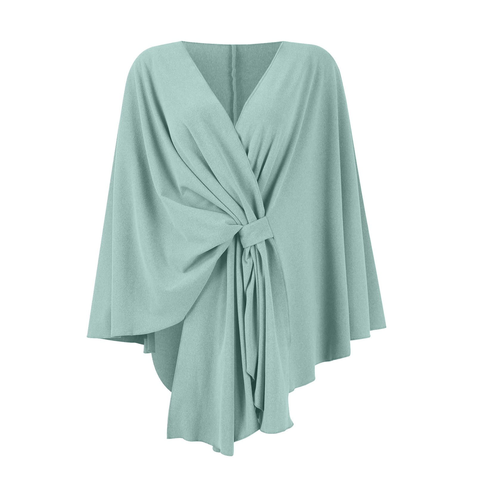 Lumtrix Women'S Elegant Shawl Wraps Soft Open Front Poncho Sweater ...