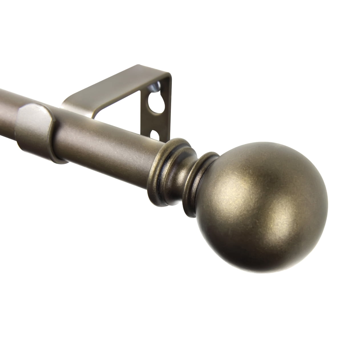 Luna Curtain Rod 48-84 inch - Antique Gold - Walmart.com