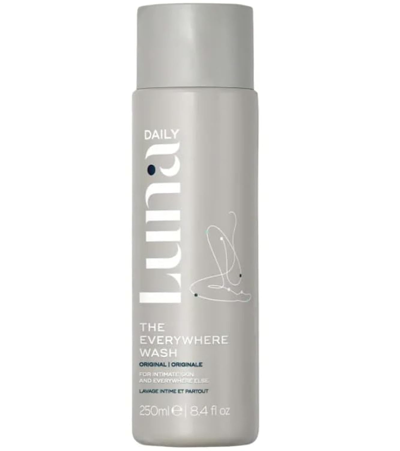 Luna Daily The Everywhere Wash HYZ01 250ml | Original Foaming Body Wash | Hydrating Shower Gel ...