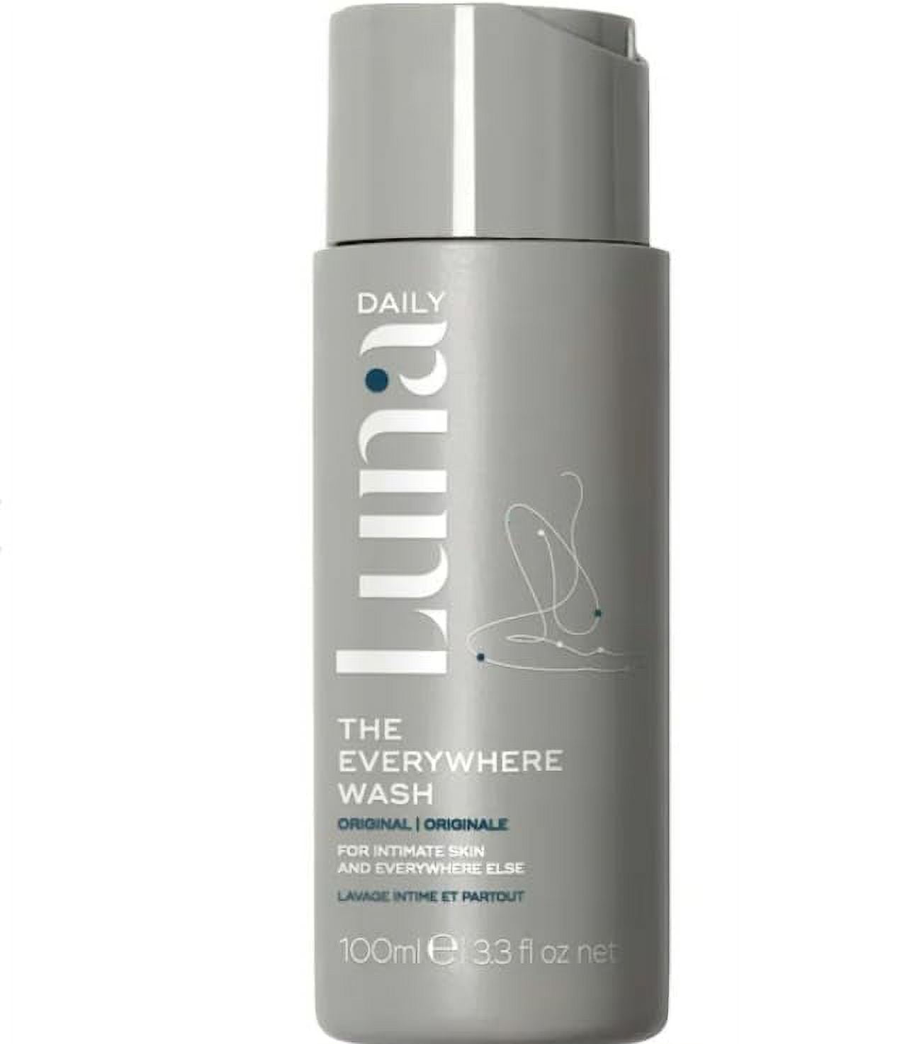 Luna Daily The Everywhere Wash Mini - pH balancing with Prebiotics + Vitamins C+E for All Skin 3 ...
