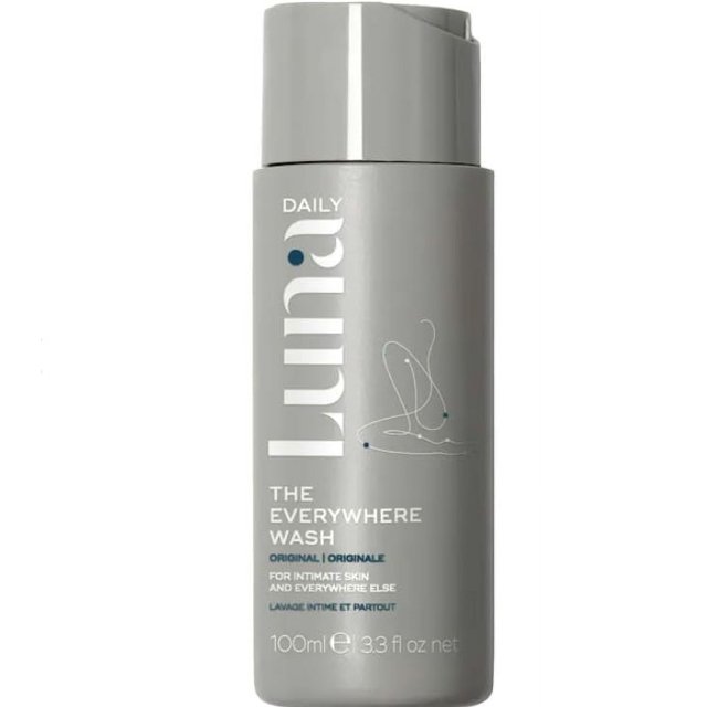 Luna Daily The Everywhere Wash Mini - pH balancing with Prebiotics + Vitamins C+E for All Skin 3 ...