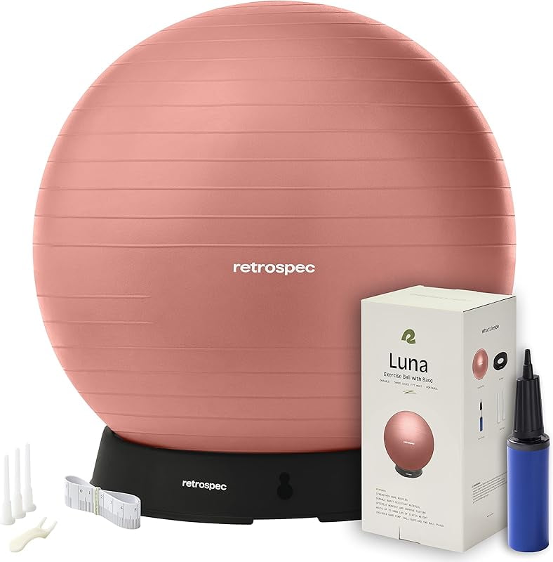 Exercise Ball, Base & Pump/Ball & Pump with Anti-Burst Material ...