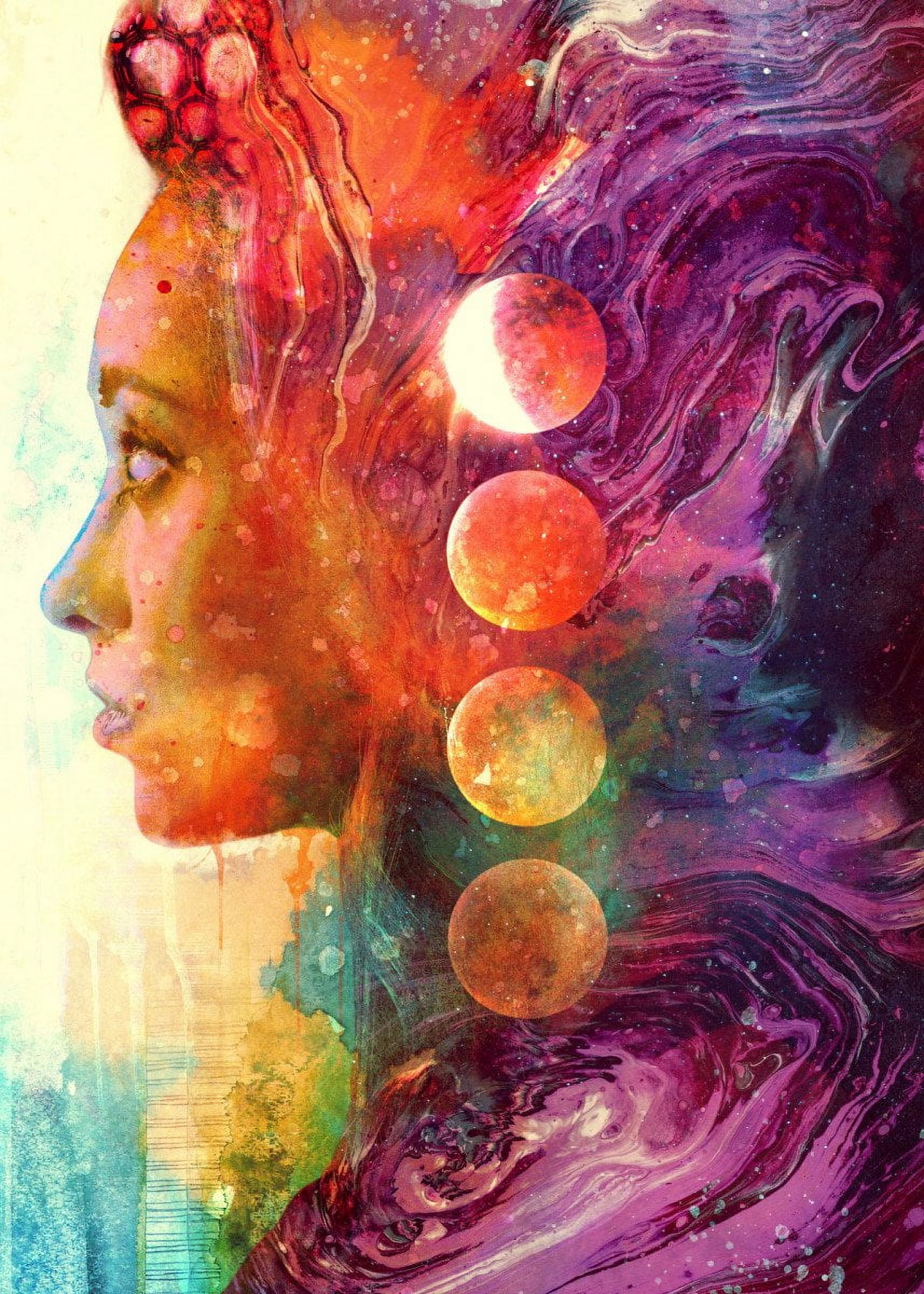 Luna Goddess - Surreal Nature And Animal – Poster - Poster Print ...