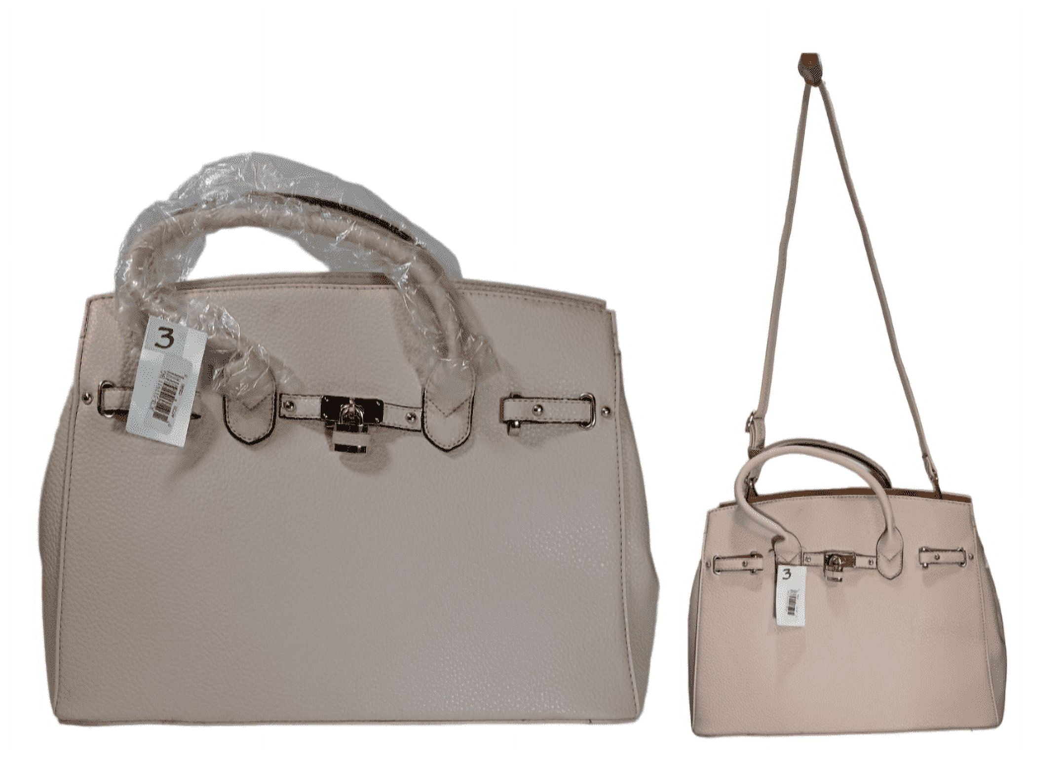 Luna Moon Campbell Satchel Khamla Cream White - Walmart.com