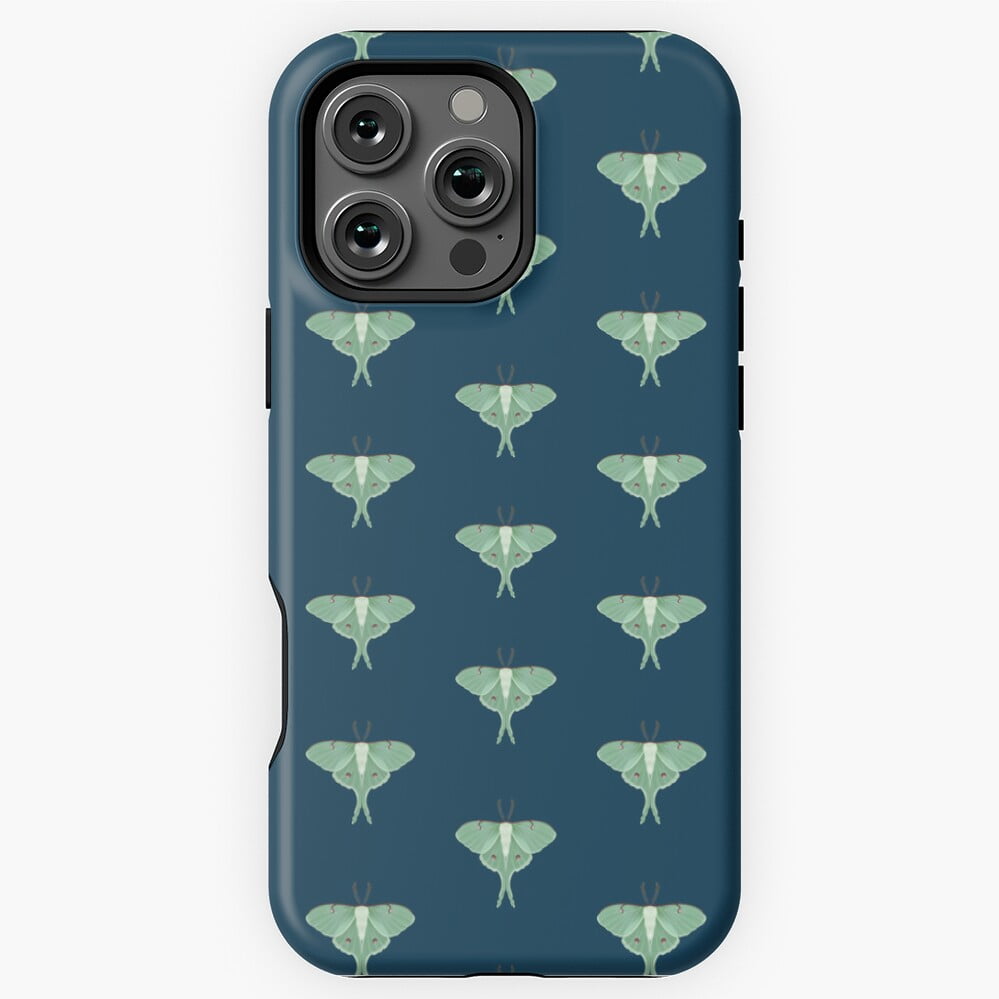 Luna Moth Artwork Mystical Insect Phone Case for iPhone 16 15 14 13 12 ...