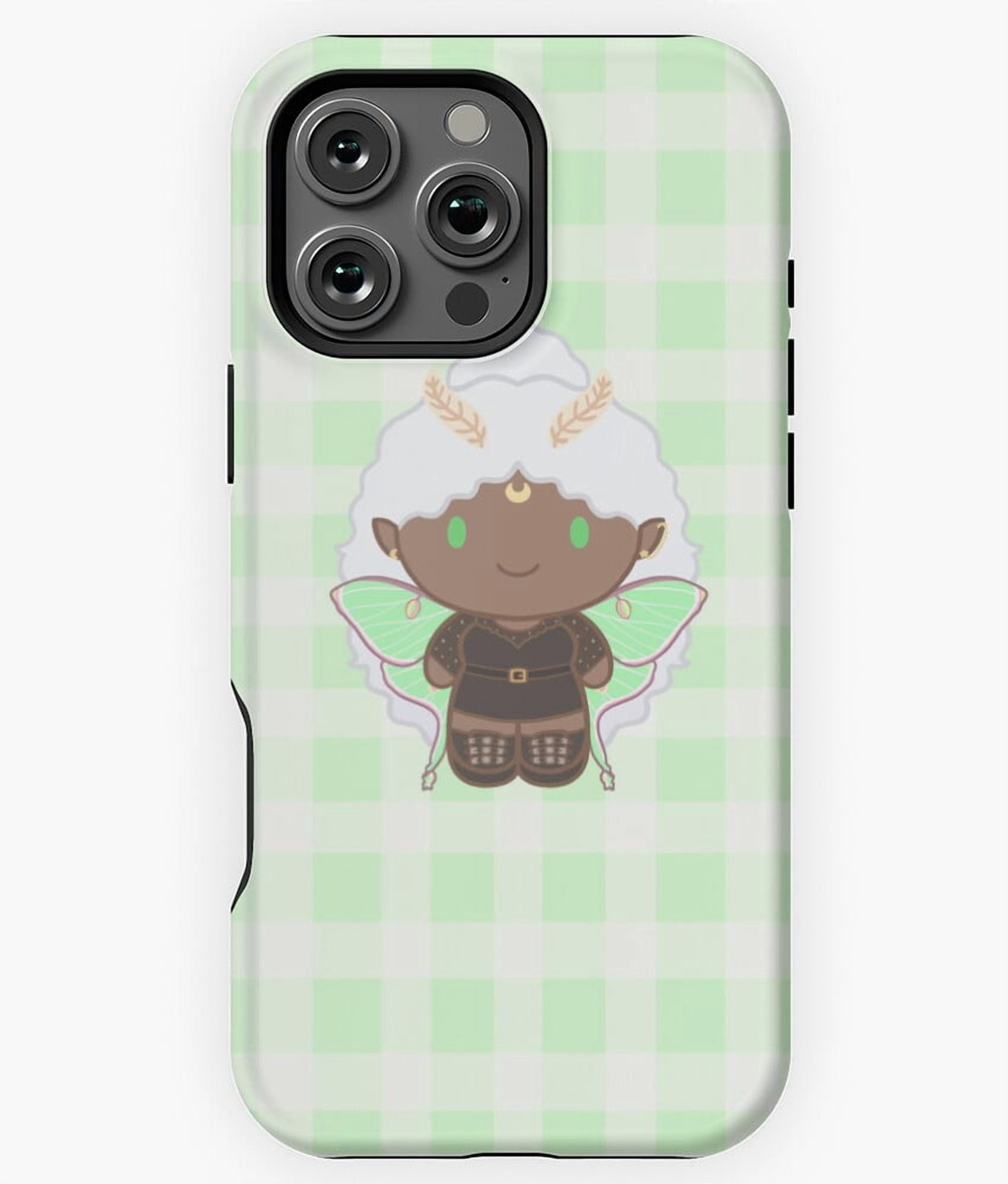 Luna Moth Girl 2 Mystical Fantasy Art N5669 Phone Case for iPhone 17 16 ...