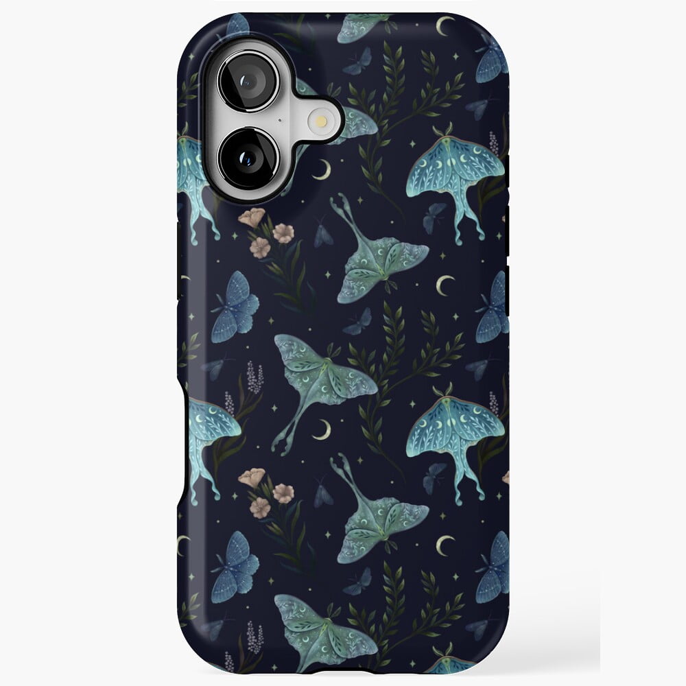 Luna Moth Pattern Celestial Inspired Artwork Design Phone Case 11 12 13 ...