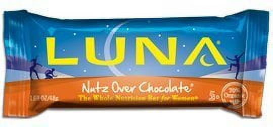 Luna Organic Nutz Over Chocolate Nutrition Bar (Pack of 3) - Walmart.com