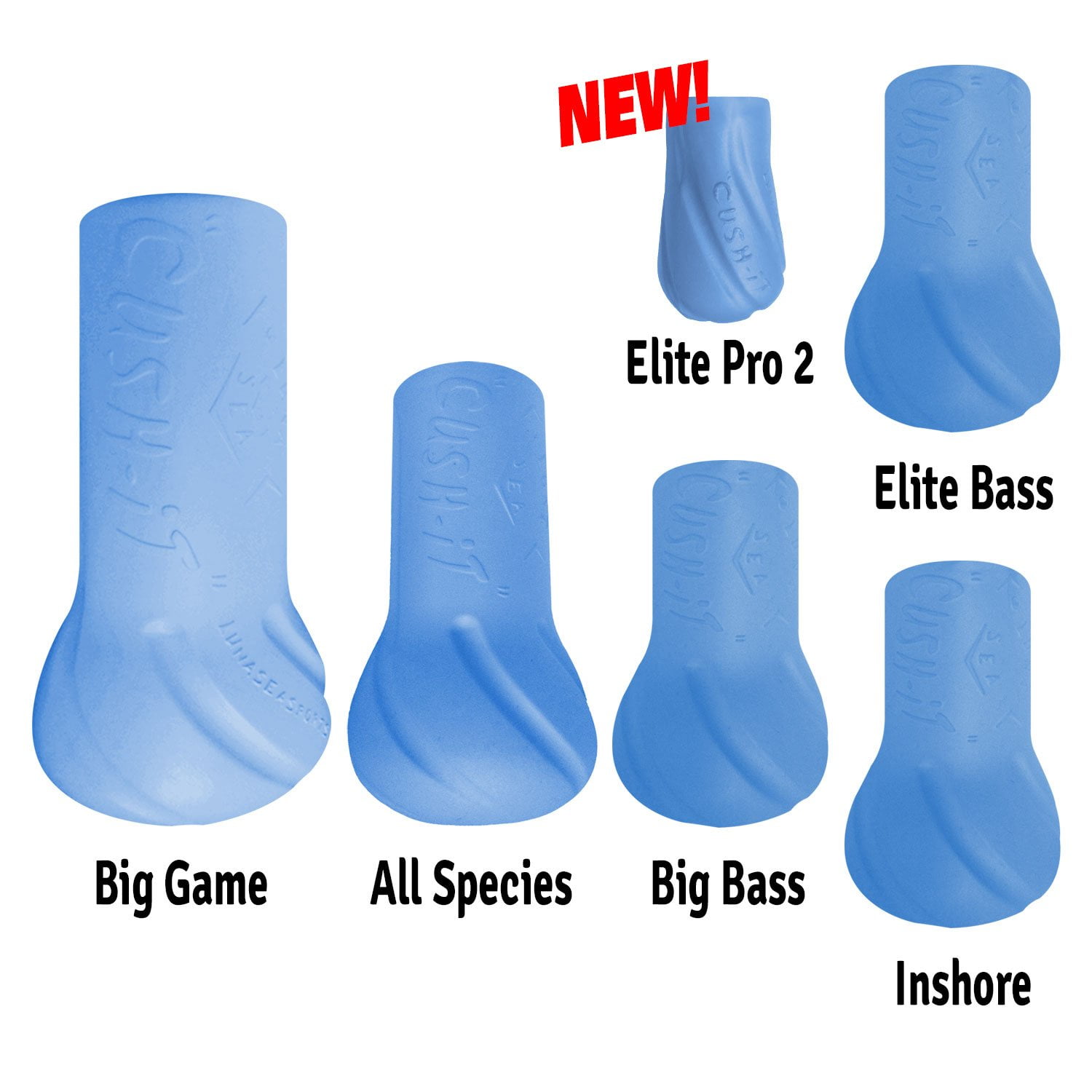 Luna Sea Cush-it Floating Rod Butt Cushion, Big Game, Silver - Walmart.com