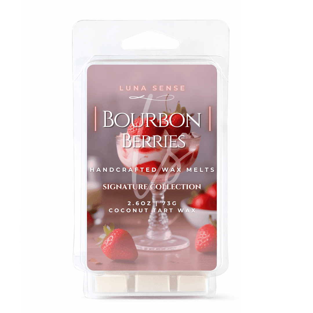 Luna Sense Bourbon Berries Wax Melts, Sugared Berry Fragrance, Fruity ...
