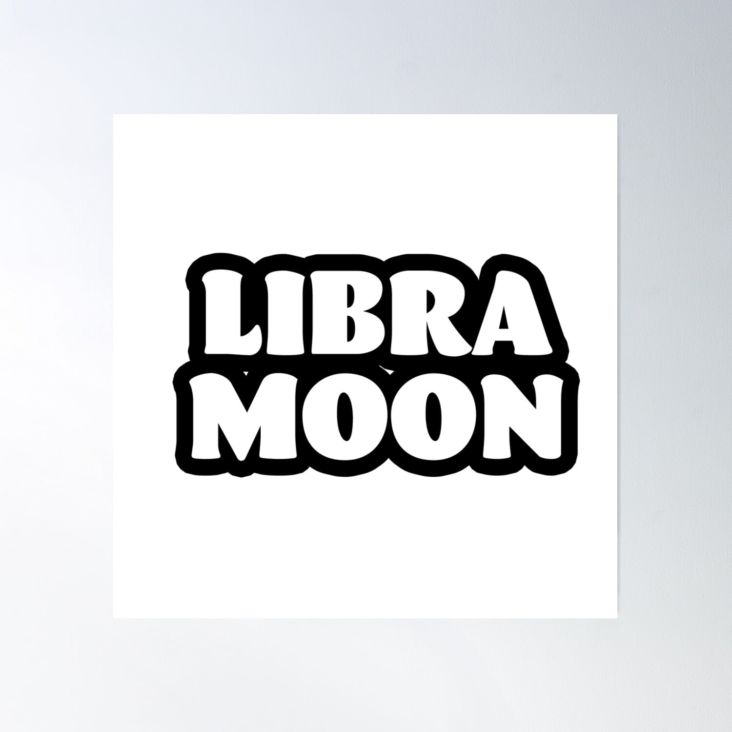 Luna Soleil Poster Wall Art, Modern Wall Decor, 16x16 UNFRAMED ...