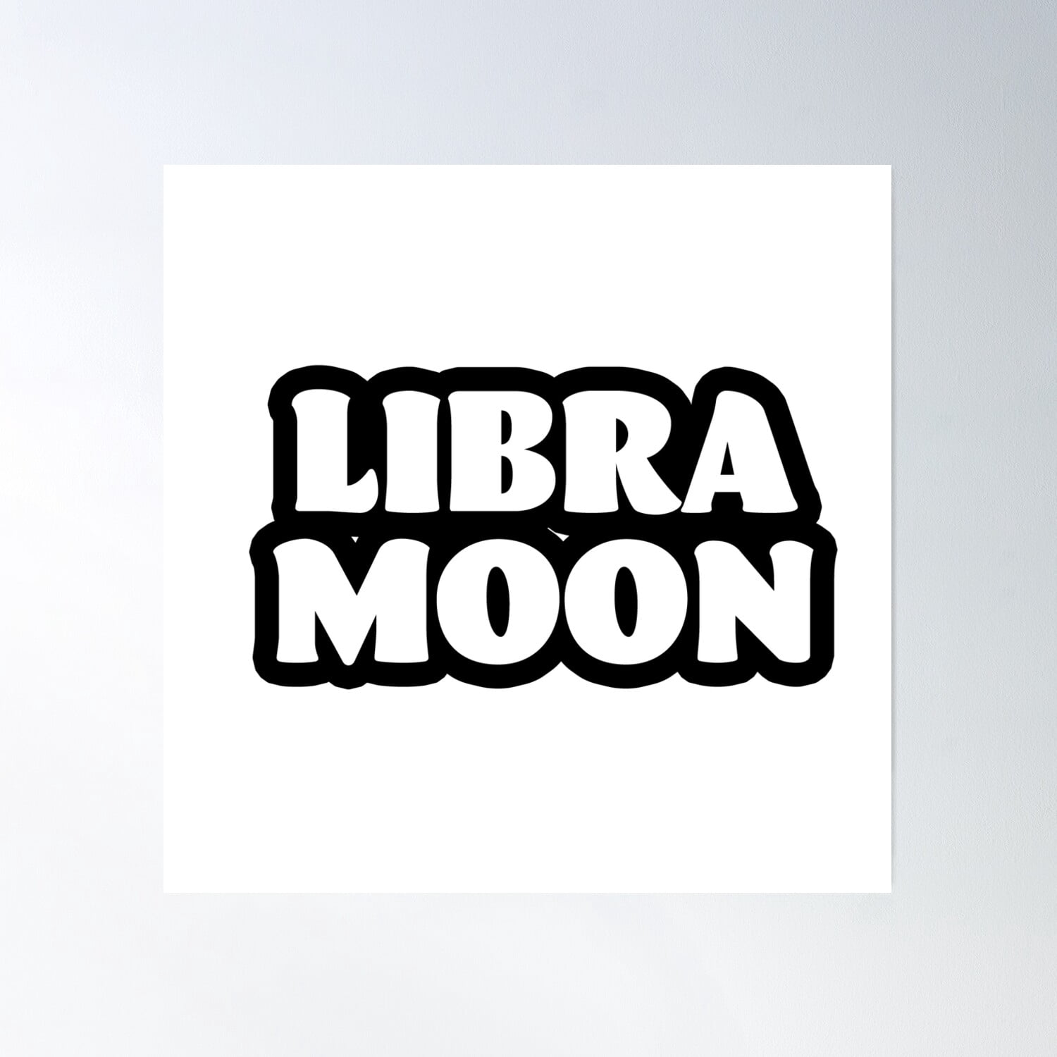Luna Soleil Poster Wall Art, Modern Wall Decor, 24x24 UNFRAMED ...