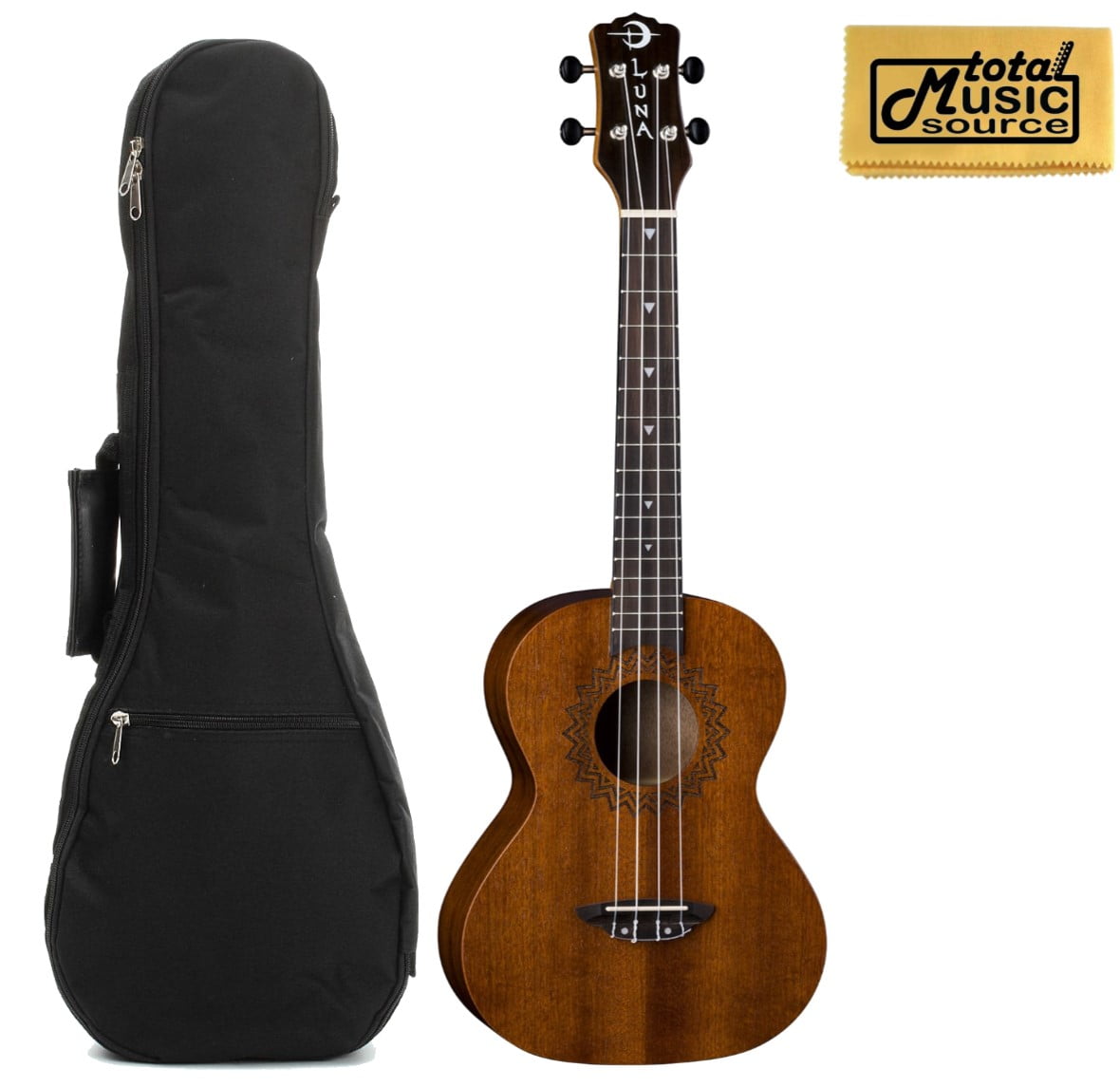 Luna UKE VMT Uke Vintage Mahogany Tenor Ukulele with Gigbag - Walmart.com