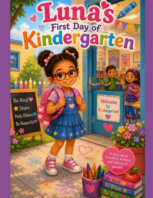 Luna's First day of Kindergarten, (Paperback) - Walmart.com