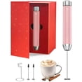 LunaFro Max Rechargeable Milk Frother with Stepless Speed Control ...