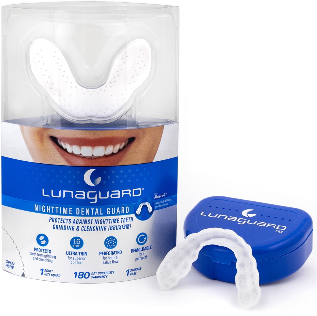 LunaGuard Nighttime Dental Guard – Comfortable Mouth Guard for Bruxism ...