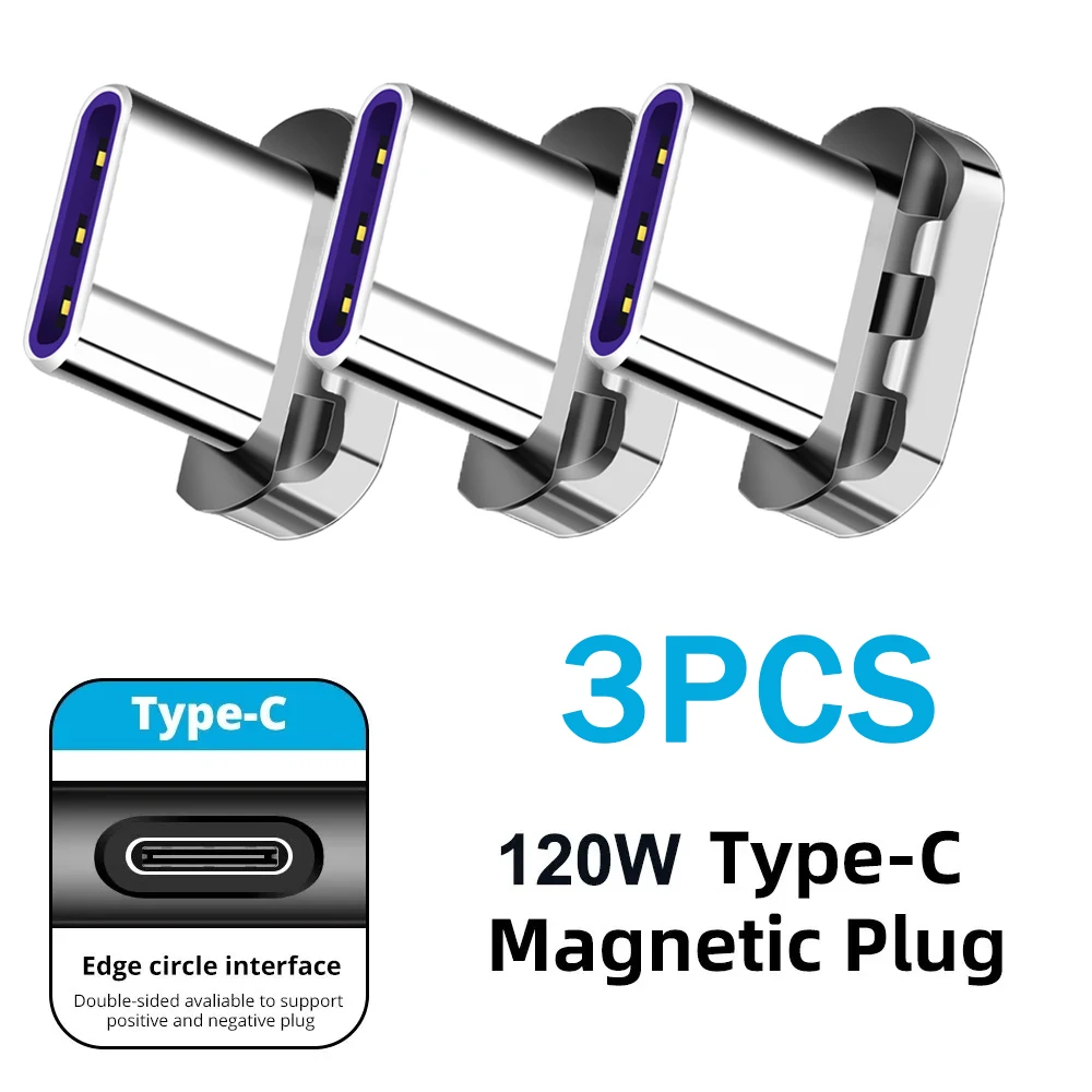 LunaVista 120W USB Type C Magnet Converter for Xiaomi Samsung Huawei iPad - Walmart.com