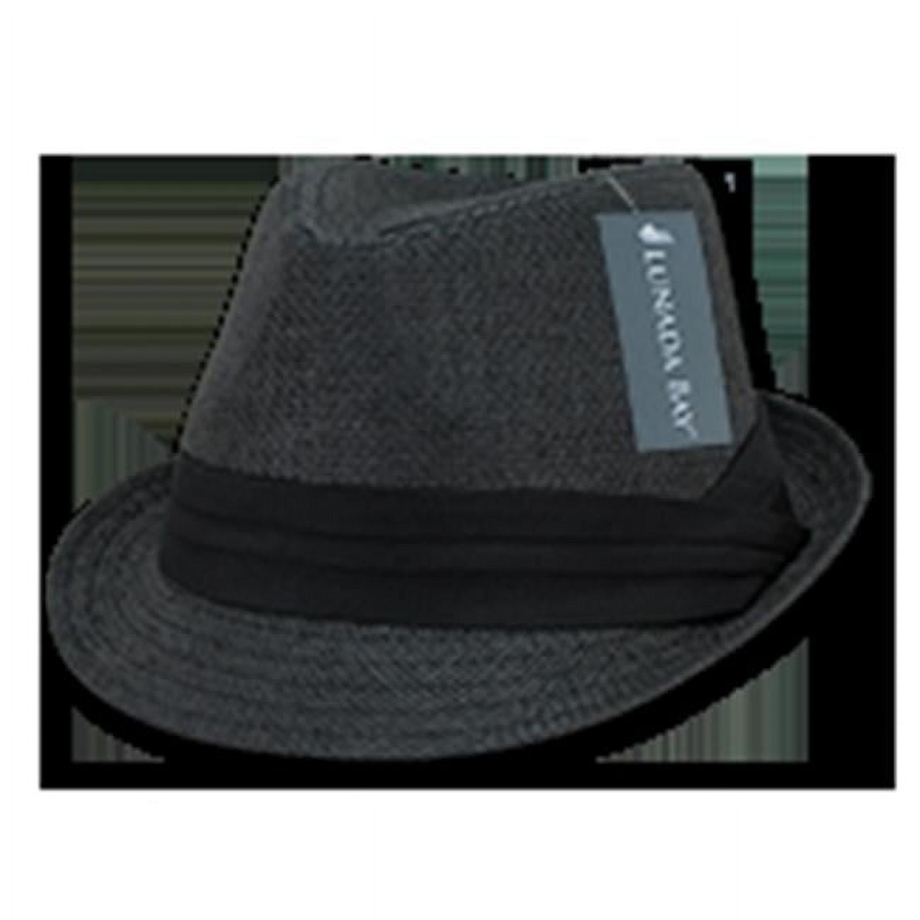 Lunada Bay 558 Paper Mesh Fedora(Black,L_XL) - Walmart.com