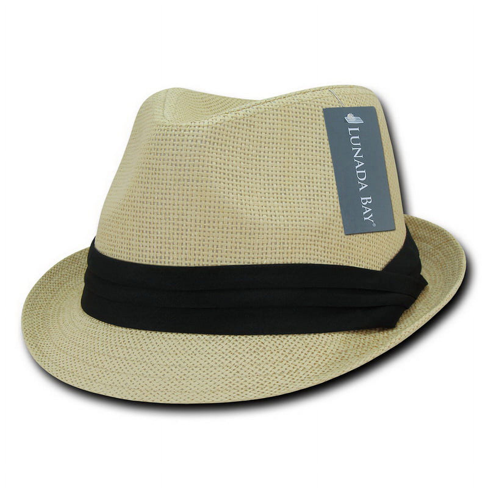 Lunada Bay 558 Paper Mesh Fedora, Natural, L_XL - Walmart.com