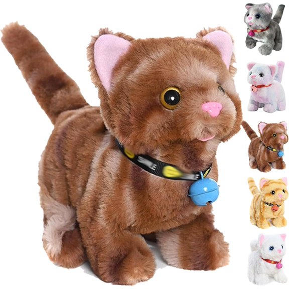 Animat3D Eek The Cat: Electronic, Animated Talking Black Cat with Built ...