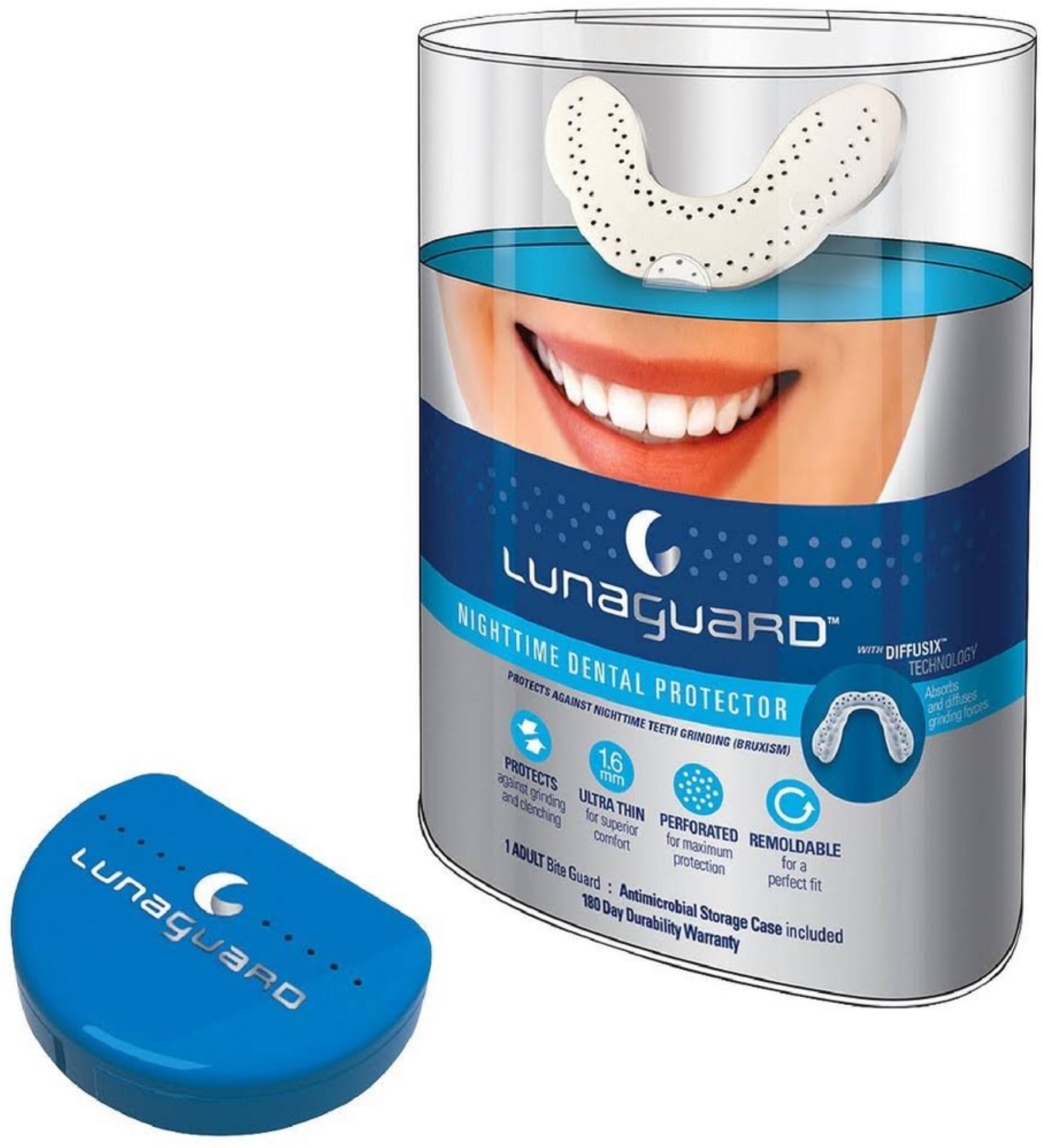 LunaGuard Nighttime Dental Protector, Absorb-X Technology, Protects ...