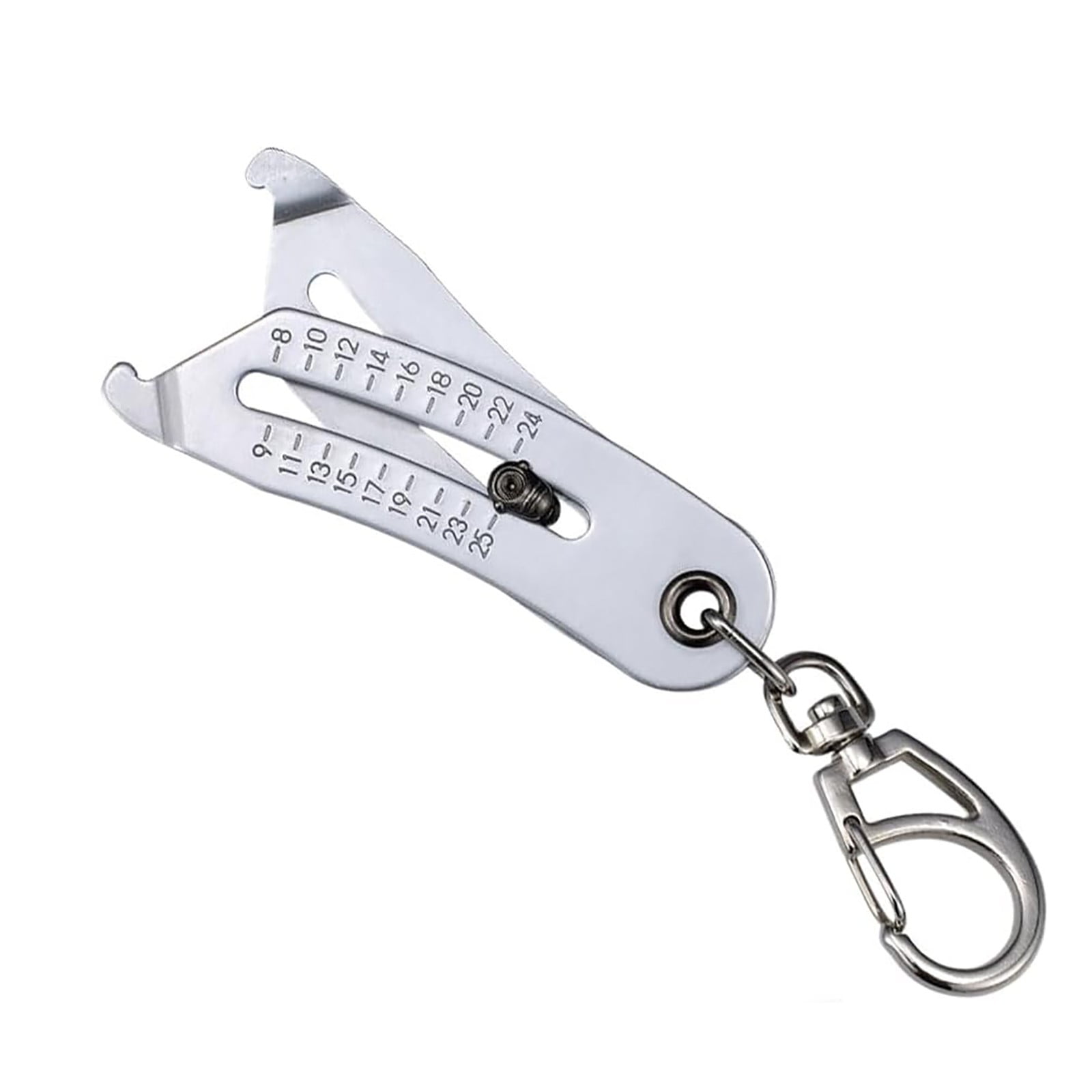 Lunaluna Clear!!Portable Precise Thread Size Checker Keychain Thread ...