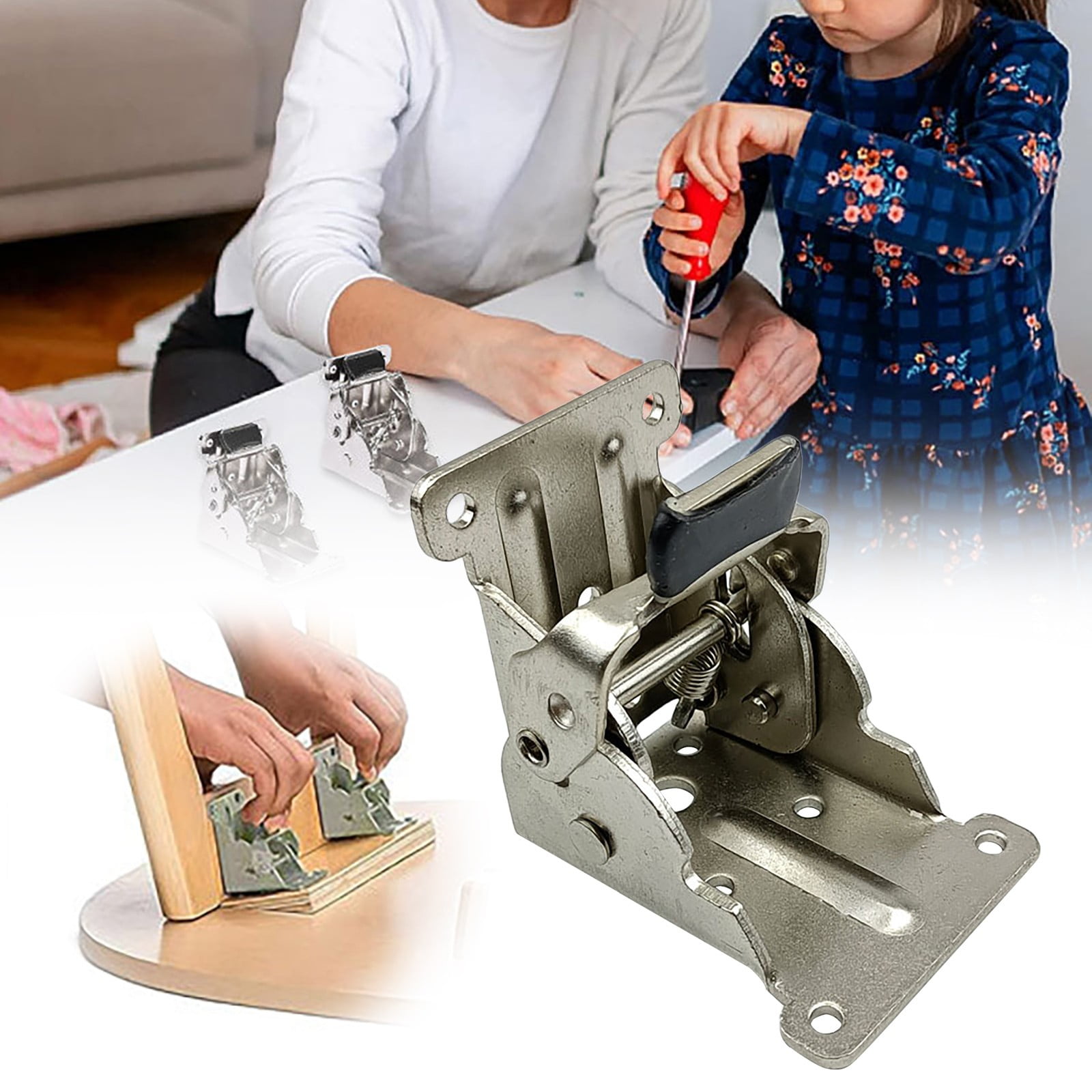 Lunanne 90 Folding Hinge Anti Connector Locking Hinges Folding Table ...