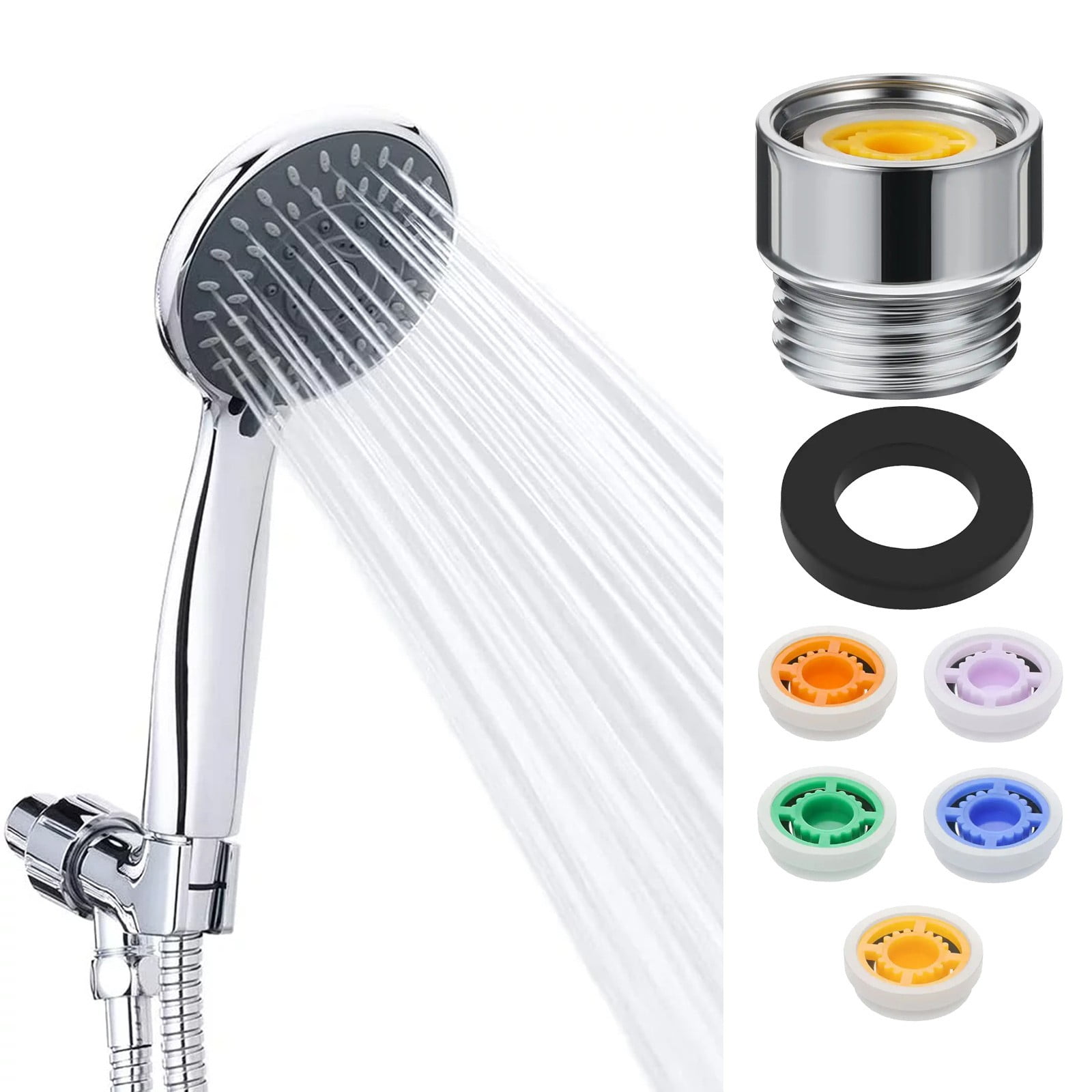 Lunanne Shower Water Savers Easy Installation Without Tools Fits Almost ...