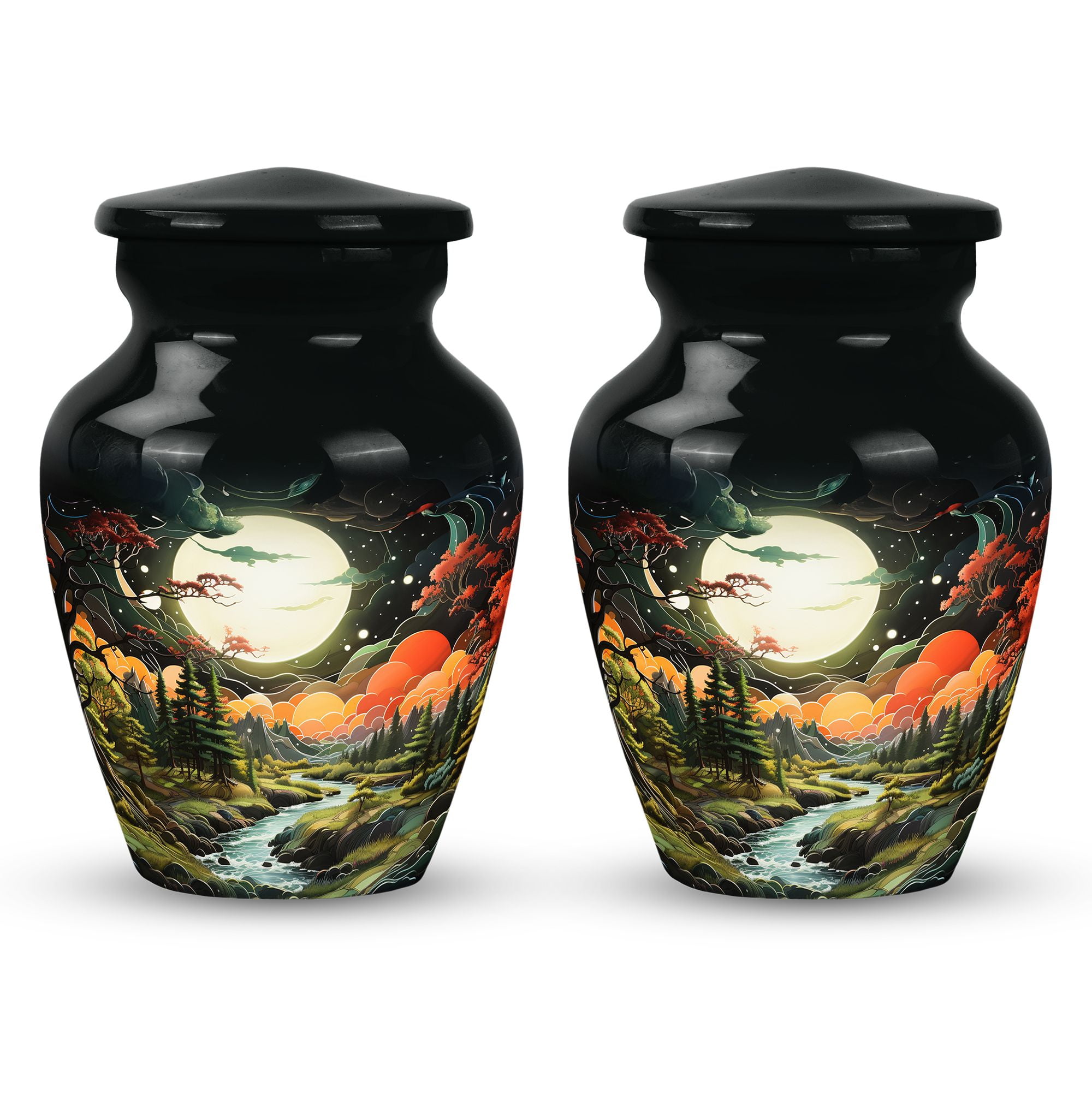 Lunar Brilliance In Enchanted Valley - Human Urns For Ashes Adult Male ...