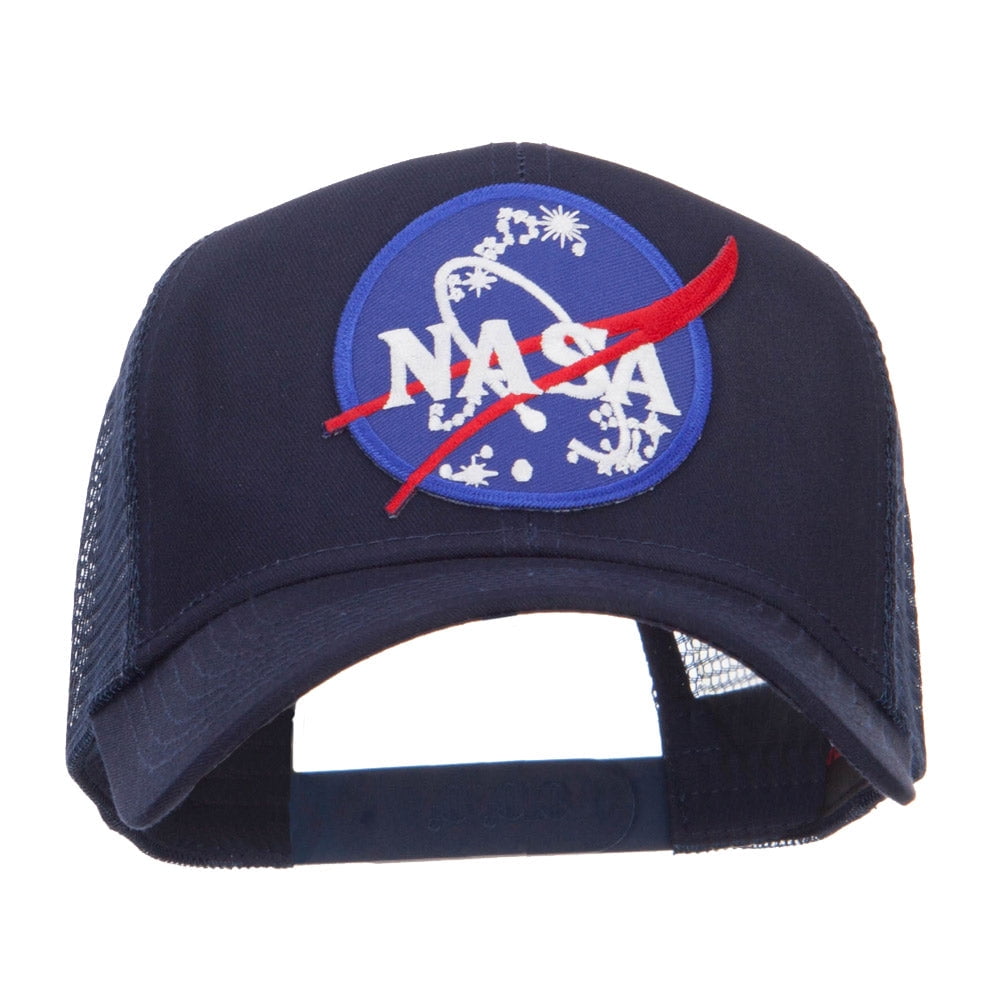 Lunar Landing NASA Patched Mesh Back Cap - Navy OSFM - Walmart.com