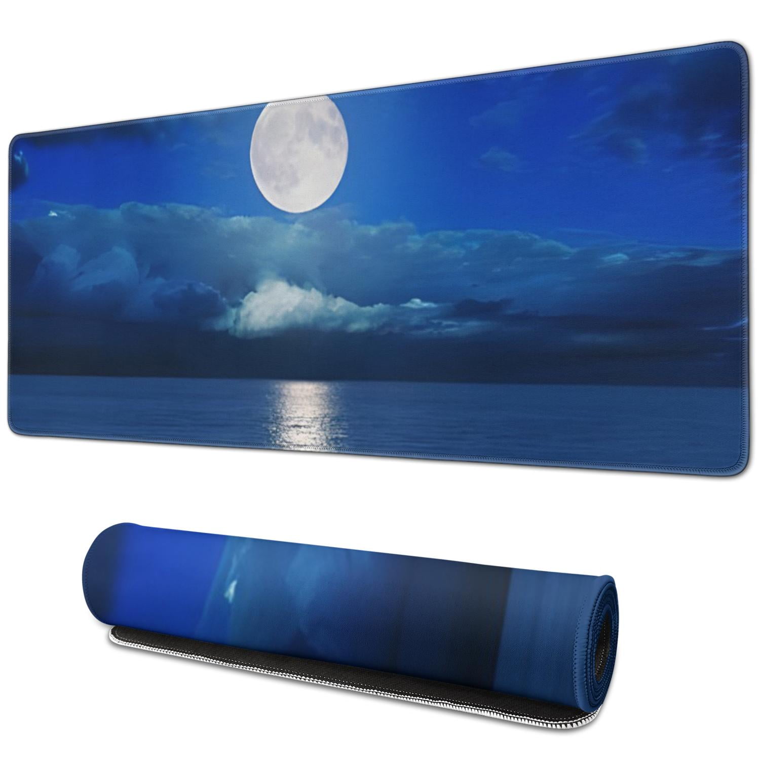 Lunar Luxury with Large Moonlight Gaming Mouse Pad - 31.5 x 11.8 inches ...