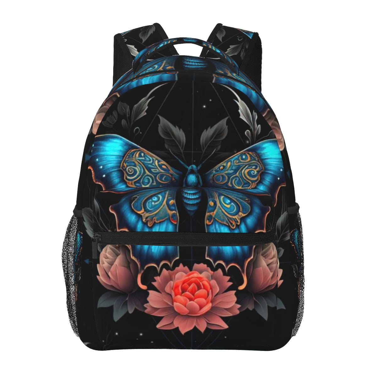 Lunar Moth Tattoo Backpack for Travel RucksackBackpacks for Teenage bag ...
