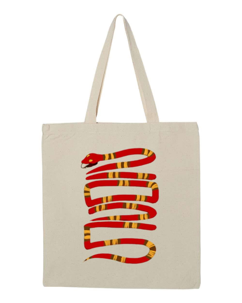 Lunar Snake 2025 Celebration Style In Zodiac Vibe Graphic Tote Bag ...
