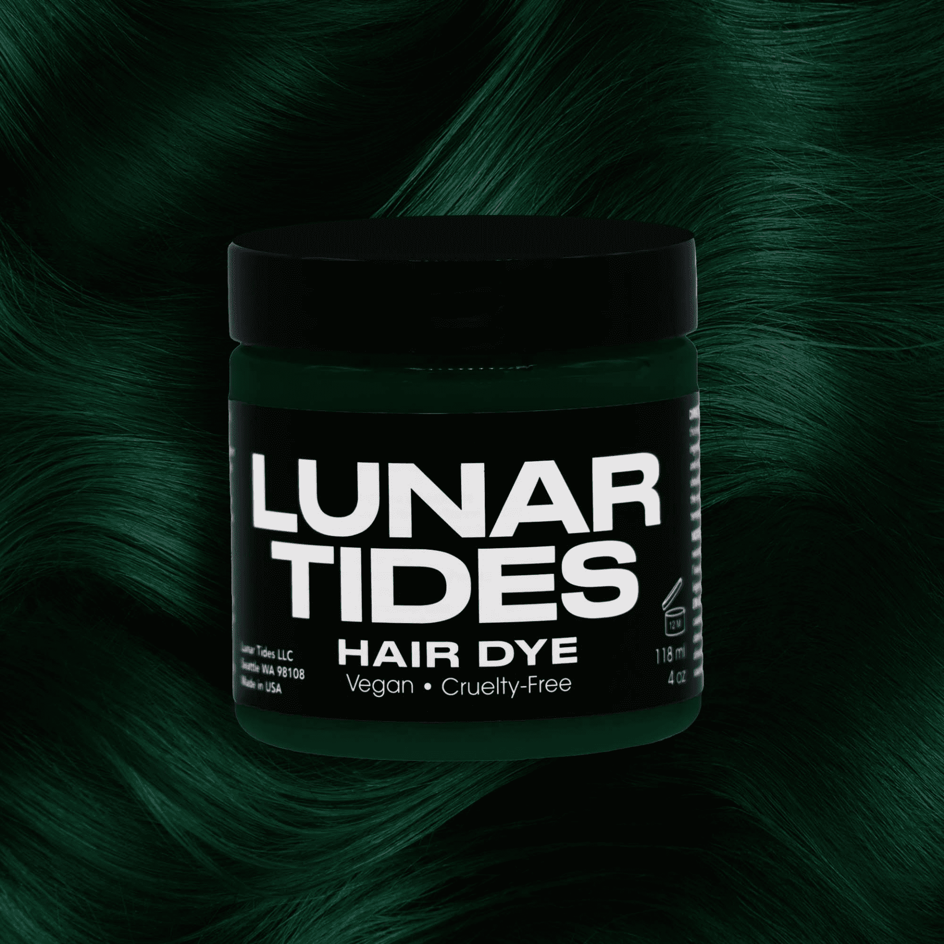 Medusa's Make-Up Lunar Tides Hair Dye - Juniper Green, Semi-Permanent ...