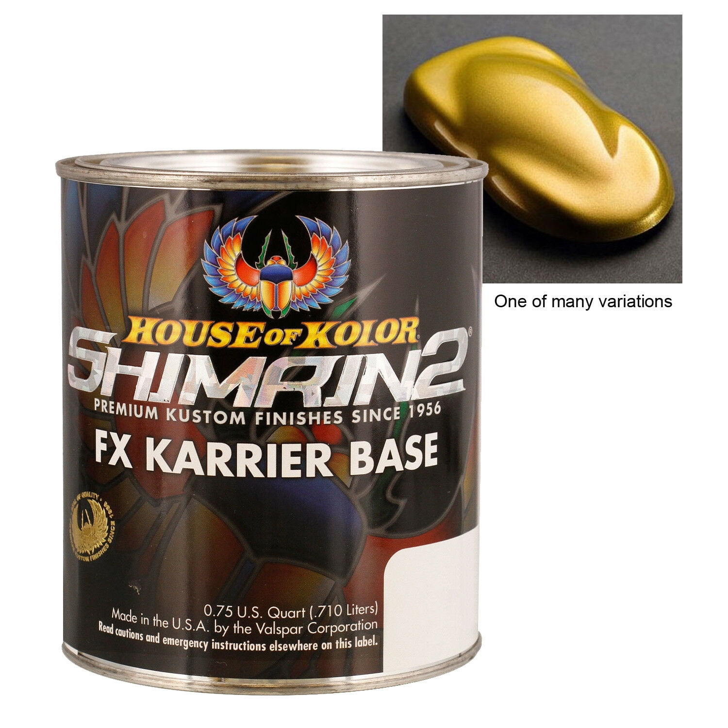 Lunar Yellow - Shimrin2 (2nd Gen) Fx Karrier Basecoat, 1 Quart House of ...