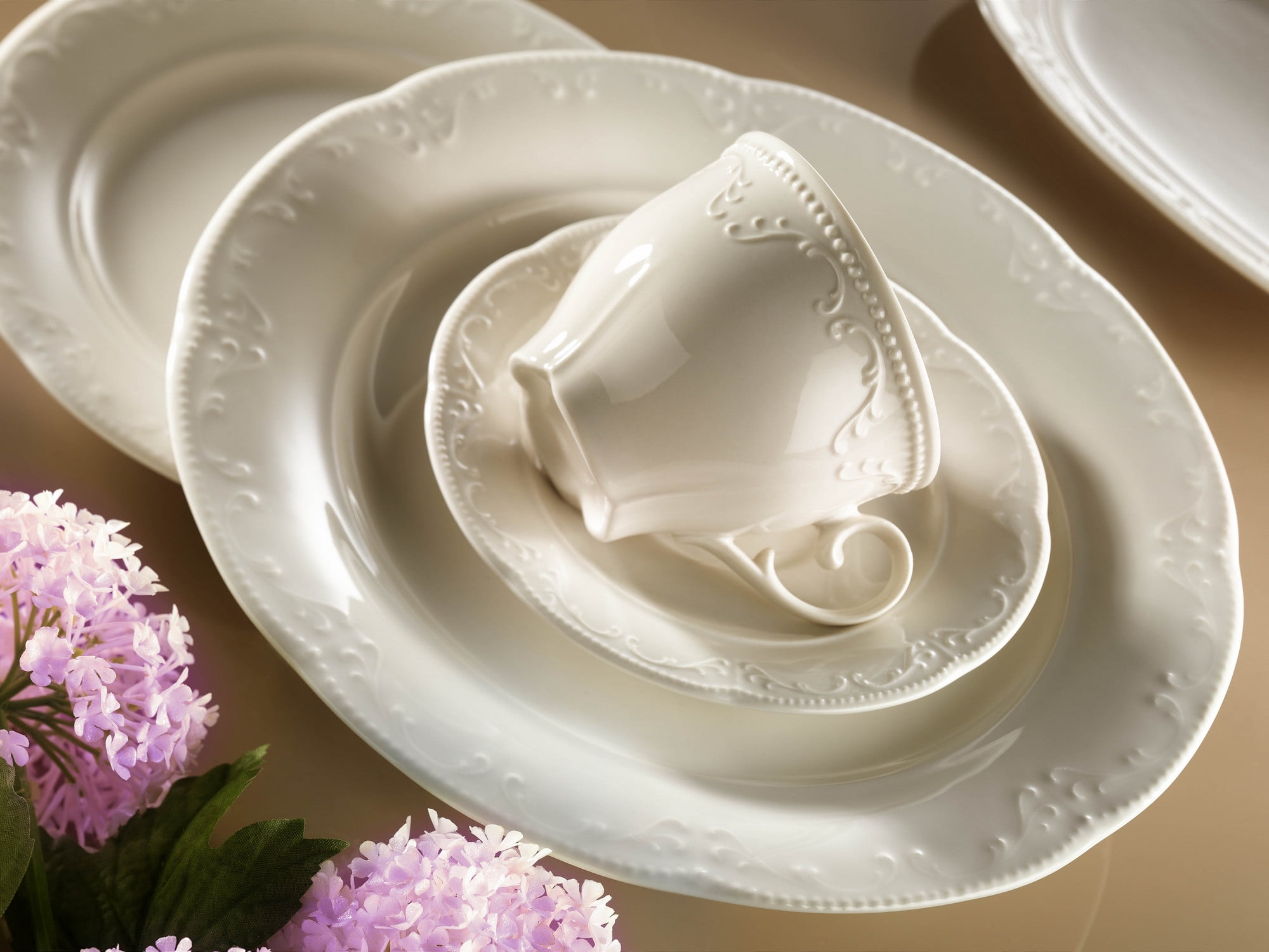 Lunari - 0706 - Cream - Tea Cup Set - Walmart.com