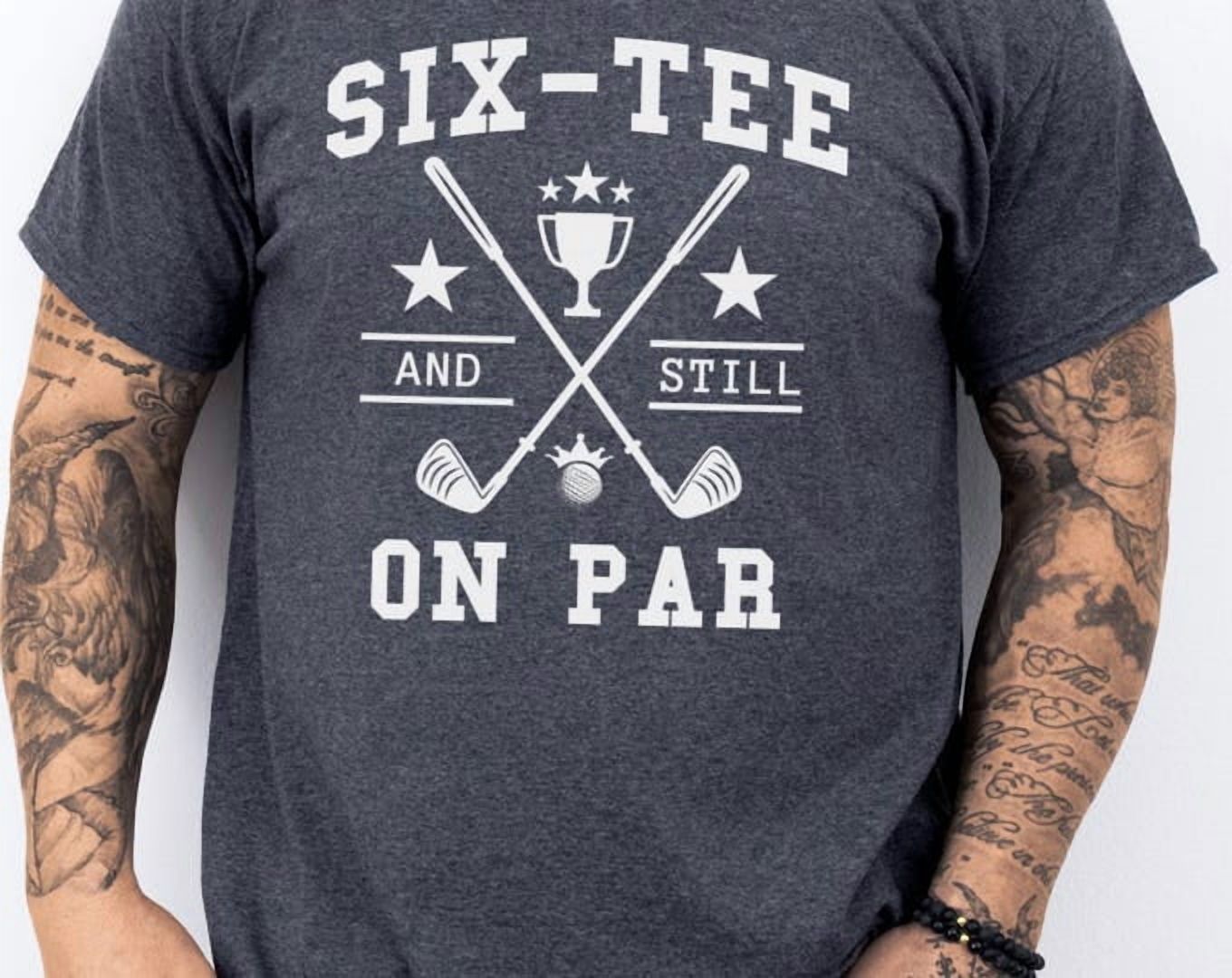 Lunari 60th Birthday Golf Shirt - Six-Tee And Still On Par Tee, 60th ...