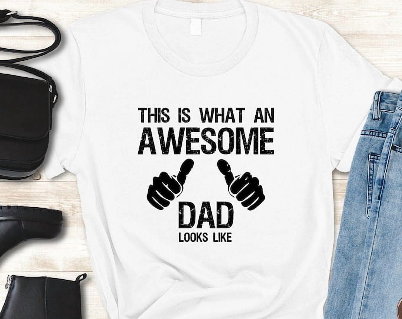 Lunari Awesome Dad Shirt, 2021 Men Tees, New Dad, Shirt for Men ...