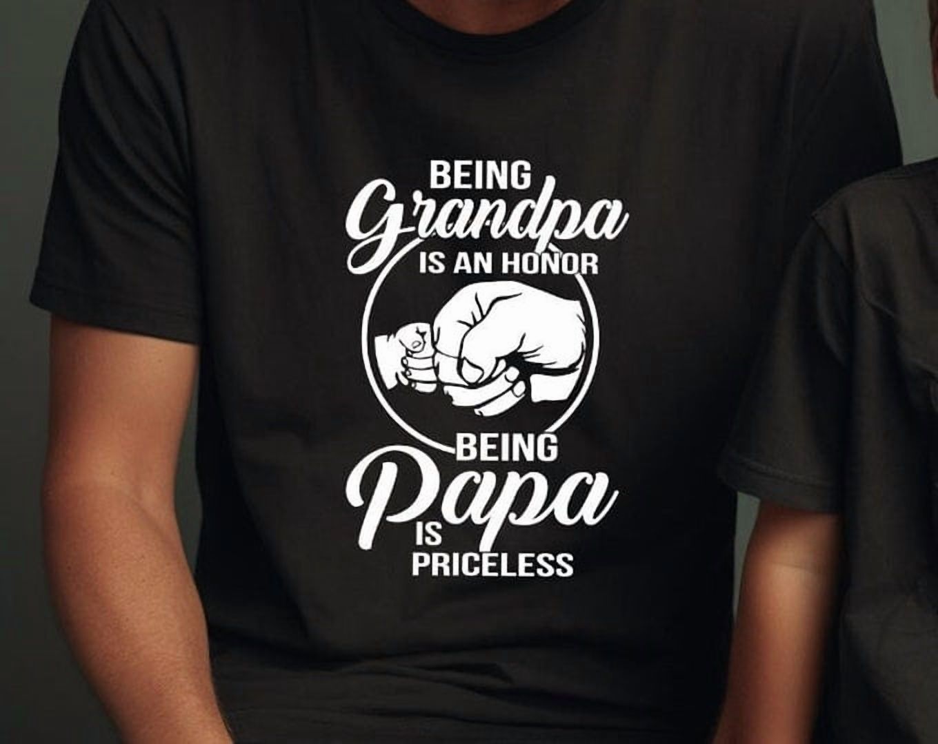 Lunari Being Grandpa Is An Honor Being Papa Is Priceless T-shirt ...